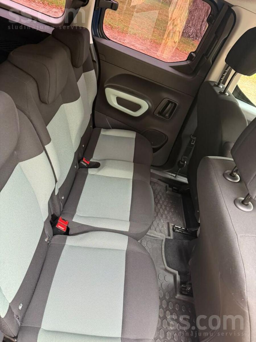 Zils Citroen Berlingo 2020 Rīga, ar dzinēja tilpumu 1.50 L un nobraukumu 144 tūkst. km par 8600 €, foto 6 vietnē AUTOMOTO.COM.LV