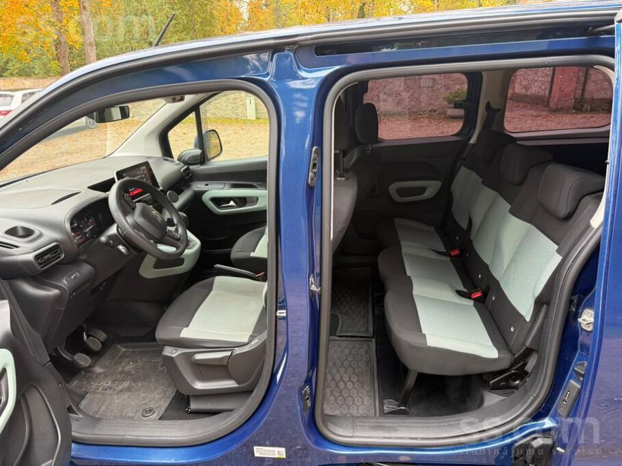 Zils Citroen Berlingo 2020 Rīga, ar dzinēja tilpumu 1.50 L un nobraukumu 144 tūkst. km par 8600 €, foto 8 vietnē AUTOMOTO.COM.LV