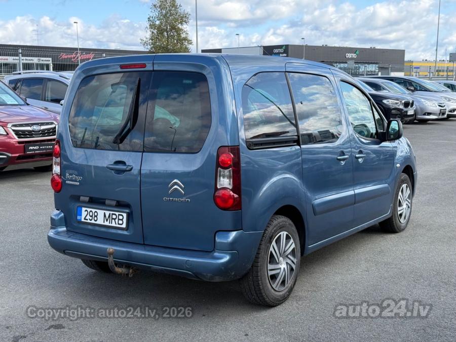 Blue Citroen Berlingo 2016 in Tallinn, with an engine capacity of 1.60 L and mileage of 135 thousand km for 5990 €, photo 3 on AUTOMOTO.COM.LV