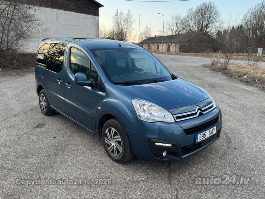 Blue Citroen Berlingo 2018 in Tallinn, with an engine capacity of 1.60 L and mileage of 117 thousand km for 7800 €, photo 1 on AUTOMOTO.COM.LV