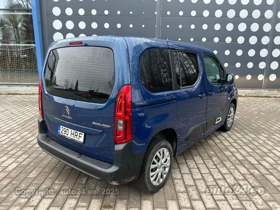 Blue Citroen Berlingo 2020 in Tartu, with an engine capacity of 1.50 L and mileage of 236 thousand km for 9990 €, photo 3 on AUTOMOTO.COM.LV