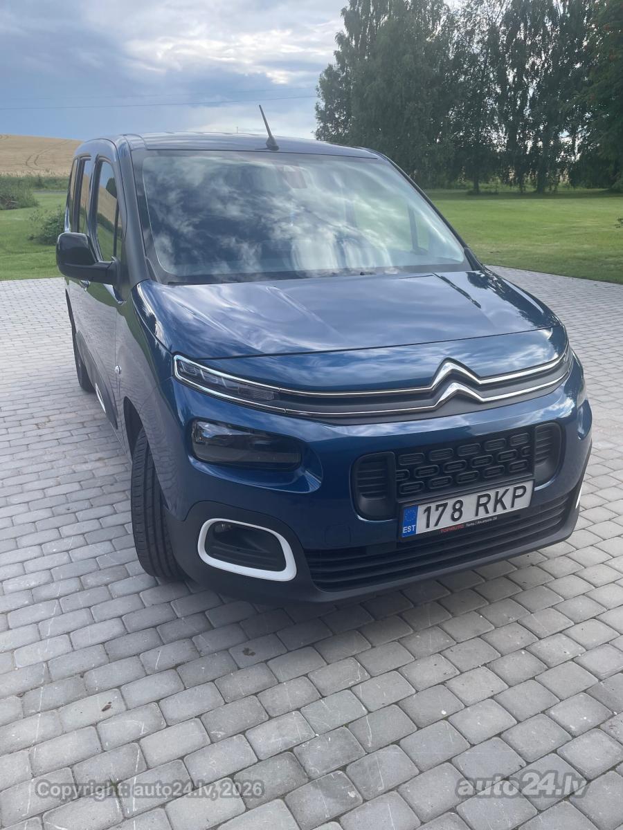 Zils Citroen Berlingo 2022 Tartu, ar dzinēja tilpumu 1.50 L un nobraukumu 100 tūkst. km par 16000 €, foto 3 vietnē AUTOMOTO.COM.LV