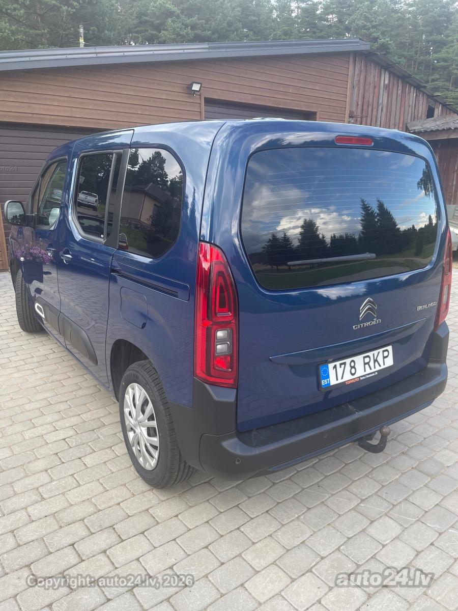 Zils Citroen Berlingo 2022 Tartu, ar dzinēja tilpumu 1.50 L un nobraukumu 100 tūkst. km par 16000 €, foto 4 vietnē AUTOMOTO.COM.LV