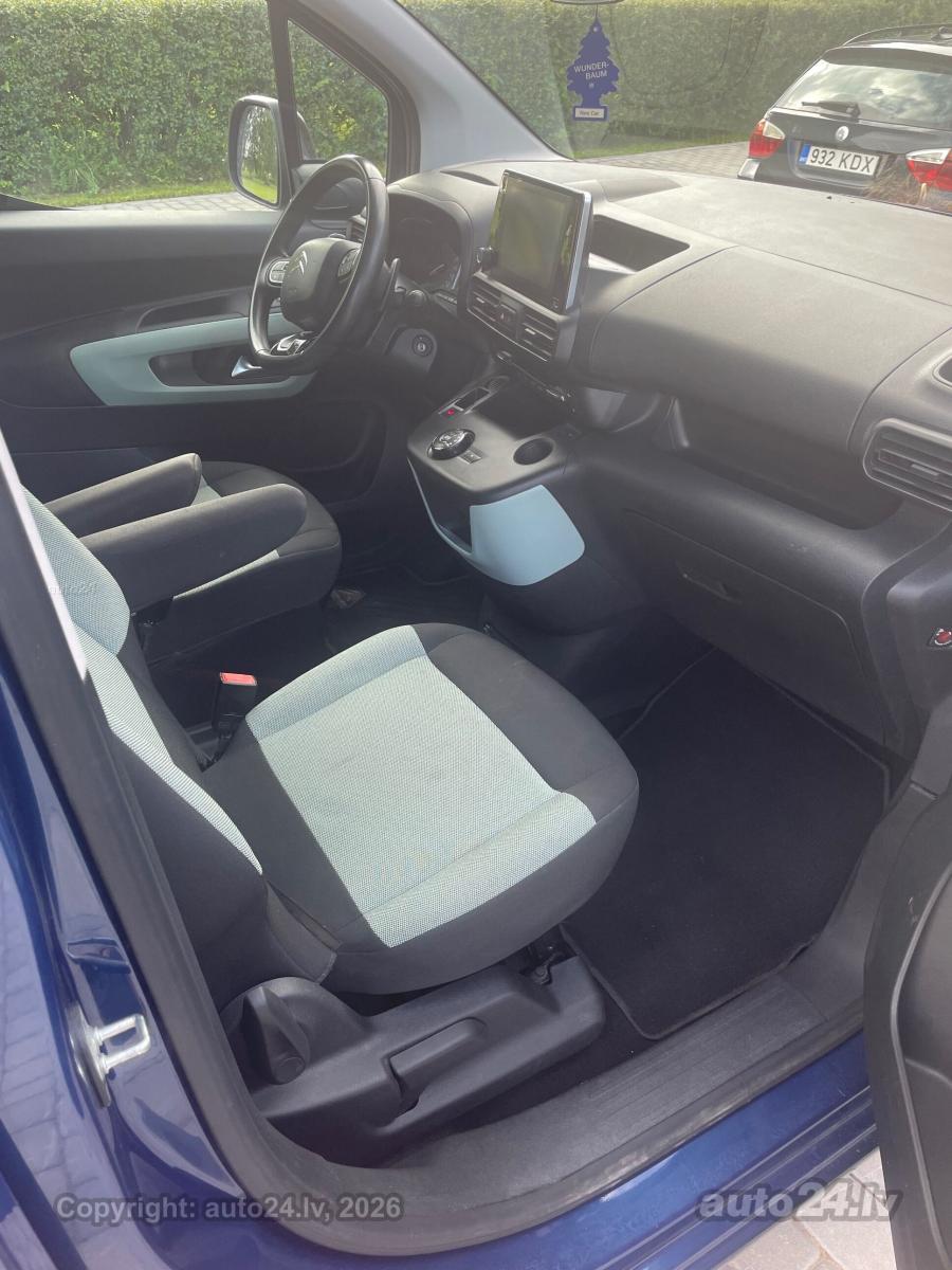 Zils Citroen Berlingo 2022 Tartu, ar dzinēja tilpumu 1.50 L un nobraukumu 100 tūkst. km par 16000 €, foto 9 vietnē AUTOMOTO.COM.LV