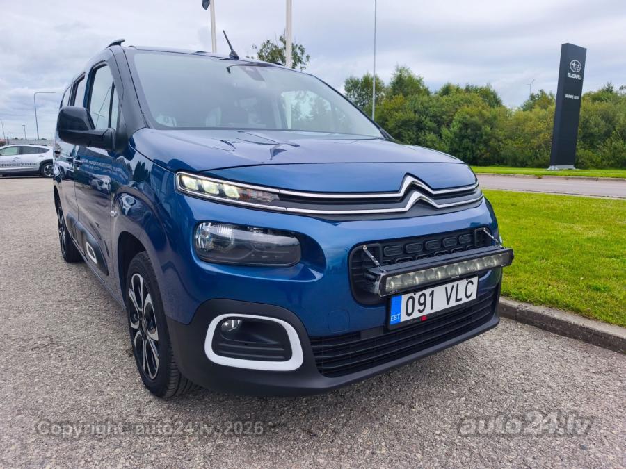 Zils Citroen Berlingo 2022 Pērnava, ar dzinēja tilpumu 1.50 L un nobraukumu 128 tūkst. km par 16900 €, foto 7 vietnē AUTOMOTO.COM.LV