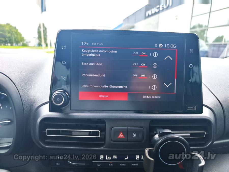 Zils Citroen Berlingo 2022 Pērnava, ar dzinēja tilpumu 1.50 L un nobraukumu 128 tūkst. km par 16900 €, foto 13 vietnē AUTOMOTO.COM.LV