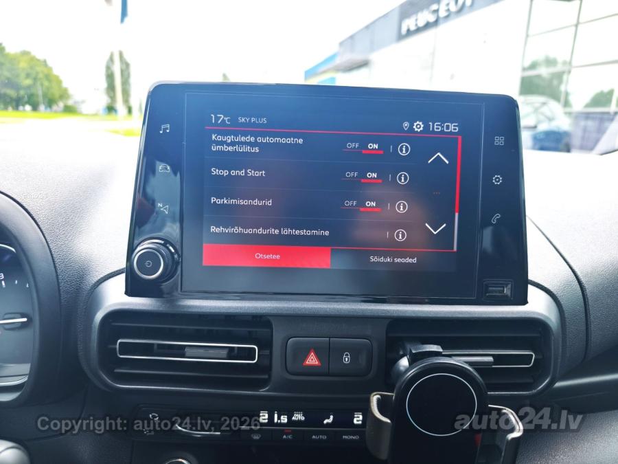 Zils Citroen Berlingo 2022 Pērnava, ar dzinēja tilpumu 1.50 L un nobraukumu 128 tūkst. km par 16900 €, foto 14 vietnē AUTOMOTO.COM.LV