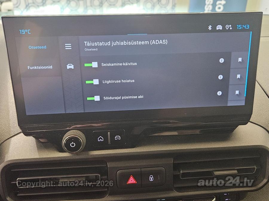 Zils Citroen Berlingo 2024 Tallina, ar dzinēja tilpumu 1.50 L un nobraukumu 20 tūkst. km par 21900 €, foto 21 vietnē AUTOMOTO.COM.LV