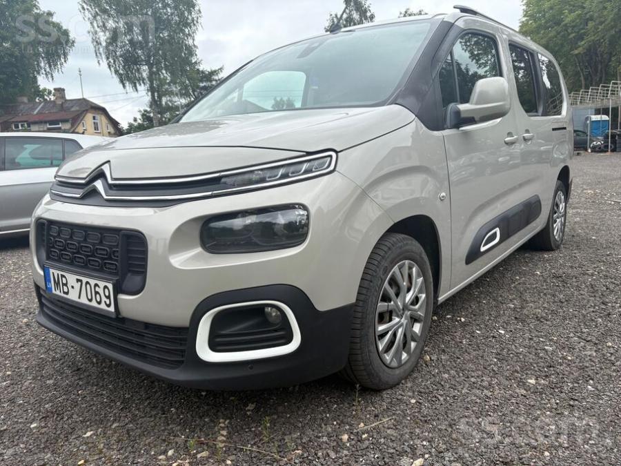 Brown Citroen Berlingo 2019 in Riga, with an engine capacity of 1.50 L and mileage of 0 thousand km for 7300 €, photo 1 on AUTOMOTO.COM.LV