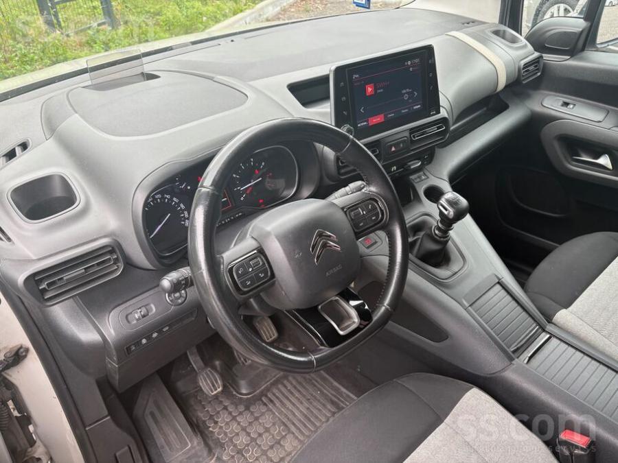 Brown Citroen Berlingo 2019 in Riga, with an engine capacity of 1.50 L and mileage of 0 thousand km for 7300 €, photo 12 on AUTOMOTO.COM.LV