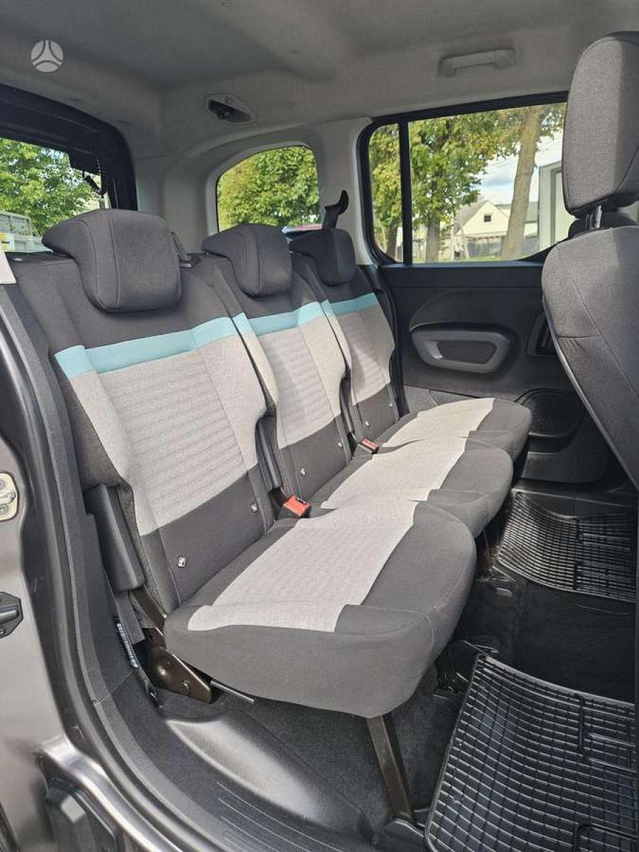 Brūns Citroen Berlingo 2019 Šauļi, ar dzinēja tilpumu 1.20 L un nobraukumu 186 tūkst. km par 8950 €, foto 14 vietnē AUTOMOTO.COM.LV