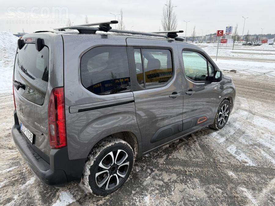 Brown Citroen Berlingo 2020 in Riga, with an engine capacity of 1.50 L and mileage of 116 thousand km for 12200 €, photo 6 on AUTOMOTO.COM.LV