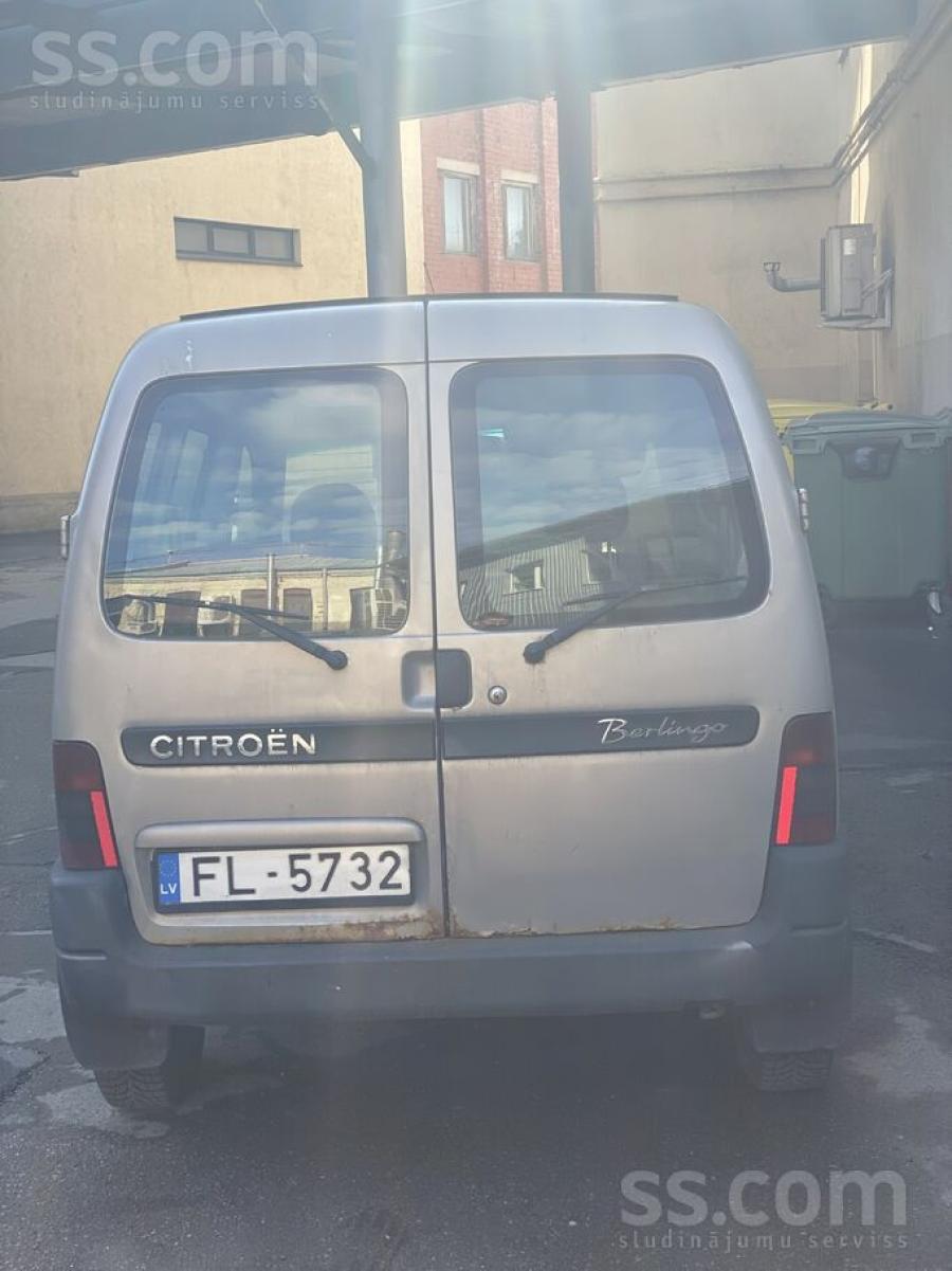 Brown Citroen Berlingo 2005 in Riga, with an engine capacity of 1.90 L and mileage of 360 thousand km for 500 €, photo 4 on AUTOMOTO.COM.LV