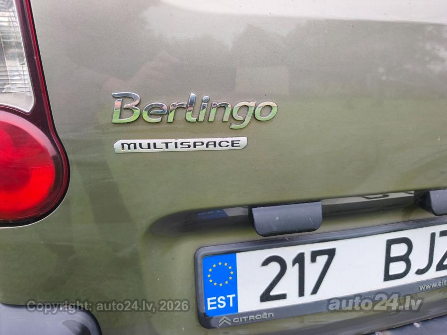 Brūns Citroen Berlingo 2013 Tallina, ar dzinēja tilpumu 1.60 L un nobraukumu 345 tūkst. km par 3800 €, foto 6 vietnē AUTOMOTO.COM.LV