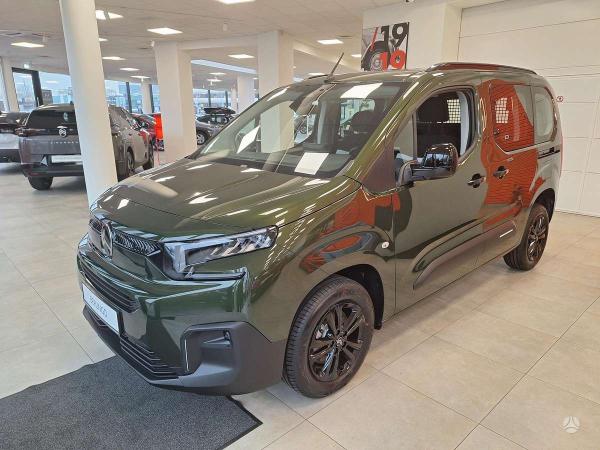 Green Citroen Berlingo 2026 in Vilnius, with an engine capacity of 1.50 L and mileage of 0 thousand km for 26790 €, photo 1 on AUTOMOTO.COM.LV