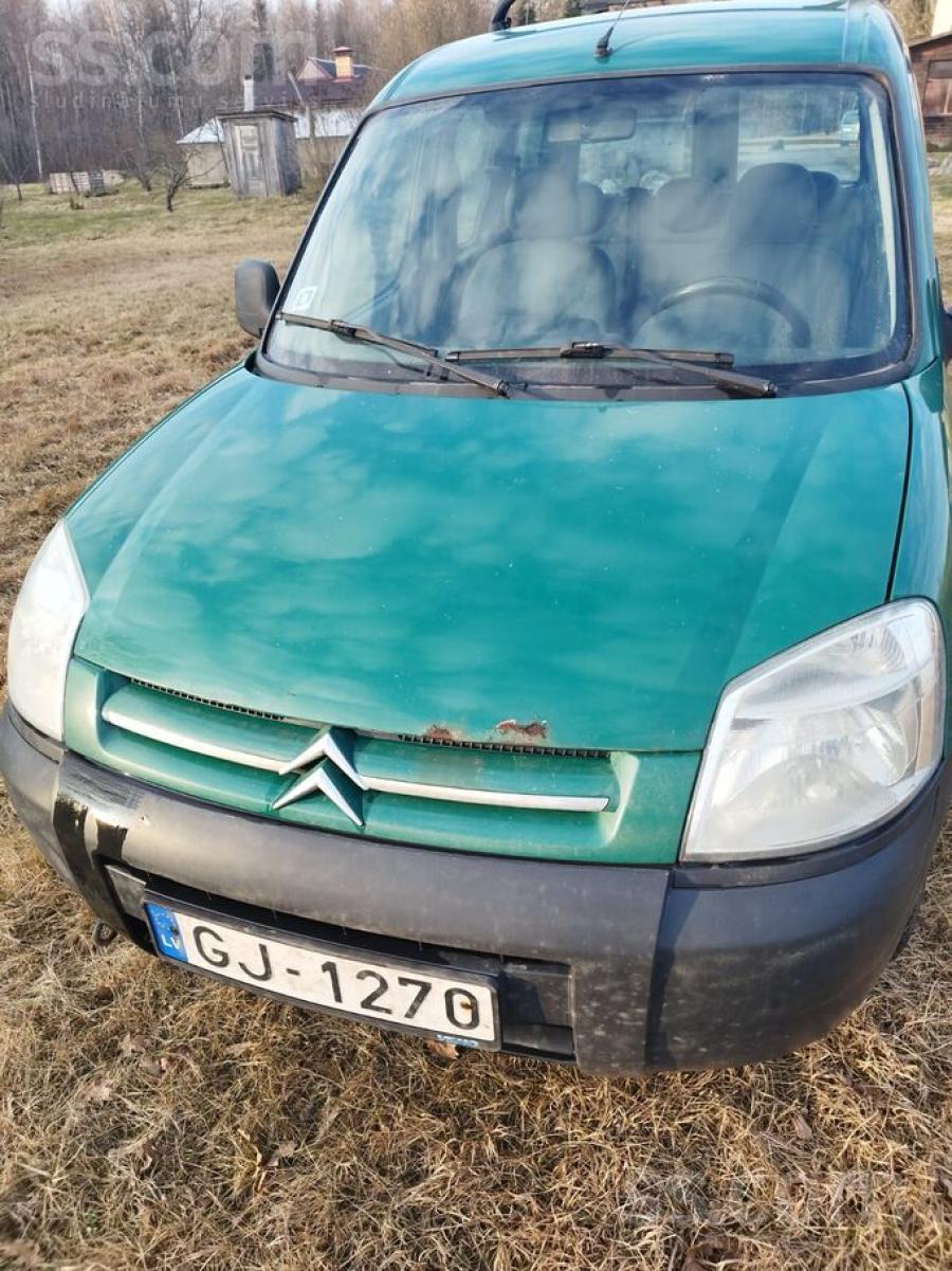 Zaļš Citroen Berlingo 2007 Dobele, ar dzinēja tilpumu 1.60 L un nobraukumu 223 tūkst. km par 850 €, foto 2 vietnē AUTOMOTO.COM.LV