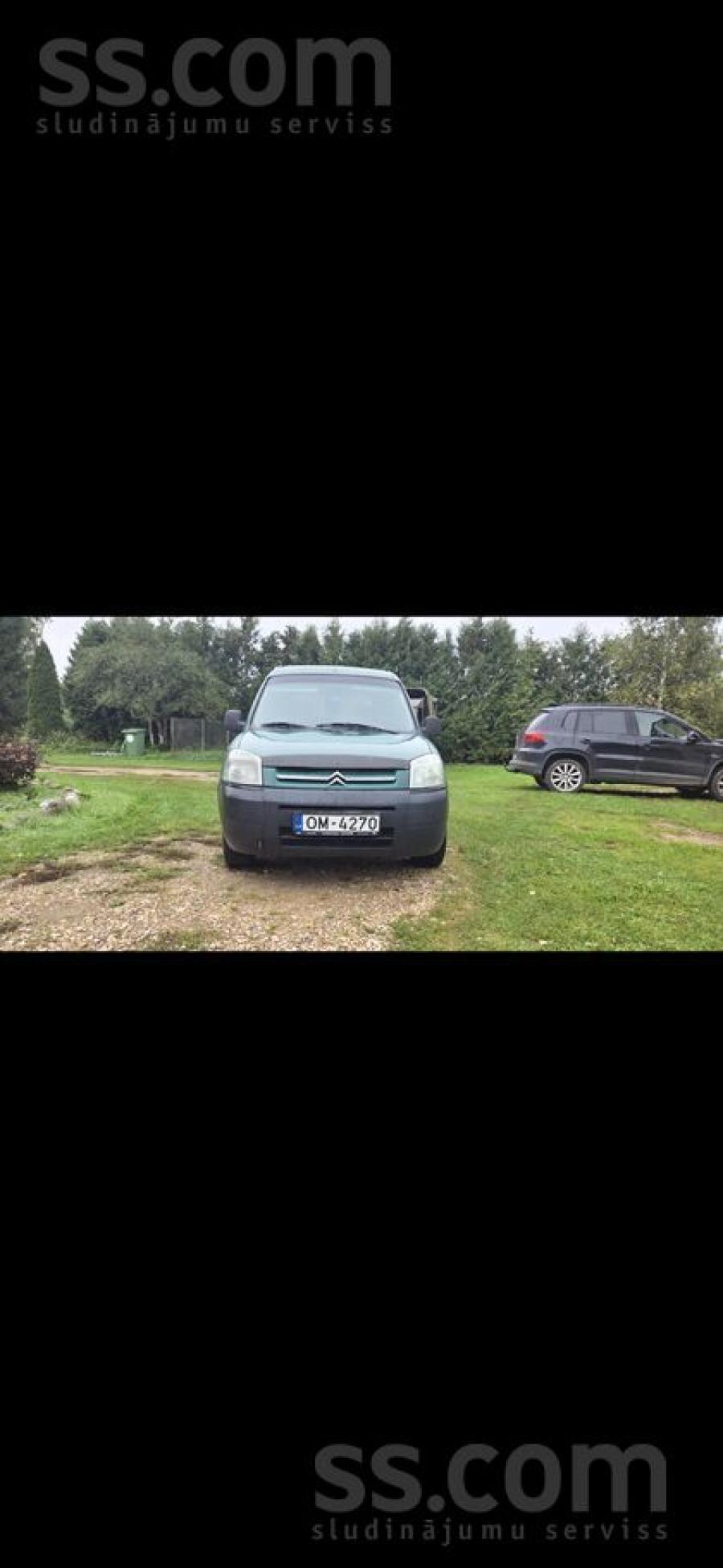 Green Citroen Berlingo 2004 in Daugavpils, with an engine capacity of 1.90 L and mileage of 240 thousand km for 2690 €, photo 18 on AUTOMOTO.COM.LV