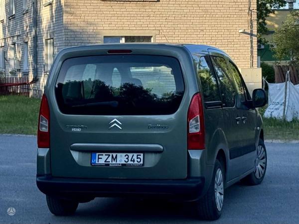 Зеленый Ситроен Берлинго 2010 в Радвилишкис, объемом двигателя 1.60 л и пробегом 340 тыс. км за 2600 €, фото 7 на AUTOMOTO.COM.LV