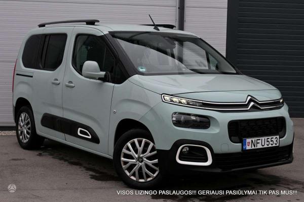 Green Citroen Berlingo 2019 in Kretinga, with an engine capacity of 1.50 L and mileage of 262 thousand km for 8499 €, photo 1 on AUTOMOTO.COM.LV