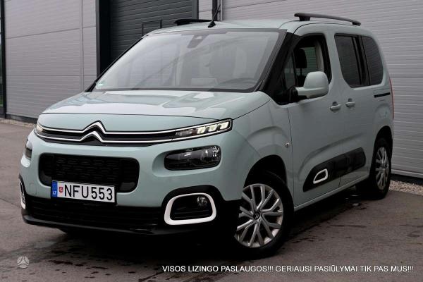 Green Citroen Berlingo 2019 in Kretinga, with an engine capacity of 1.50 L and mileage of 262 thousand km for 8499 €, photo 3 on AUTOMOTO.COM.LV