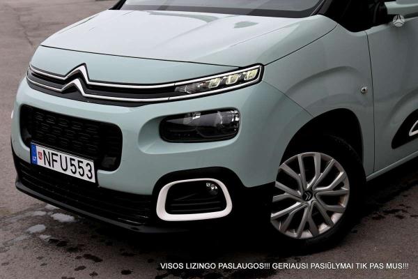 Green Citroen Berlingo 2019 in Kretinga, with an engine capacity of 1.50 L and mileage of 262 thousand km for 8499 €, photo 4 on AUTOMOTO.COM.LV