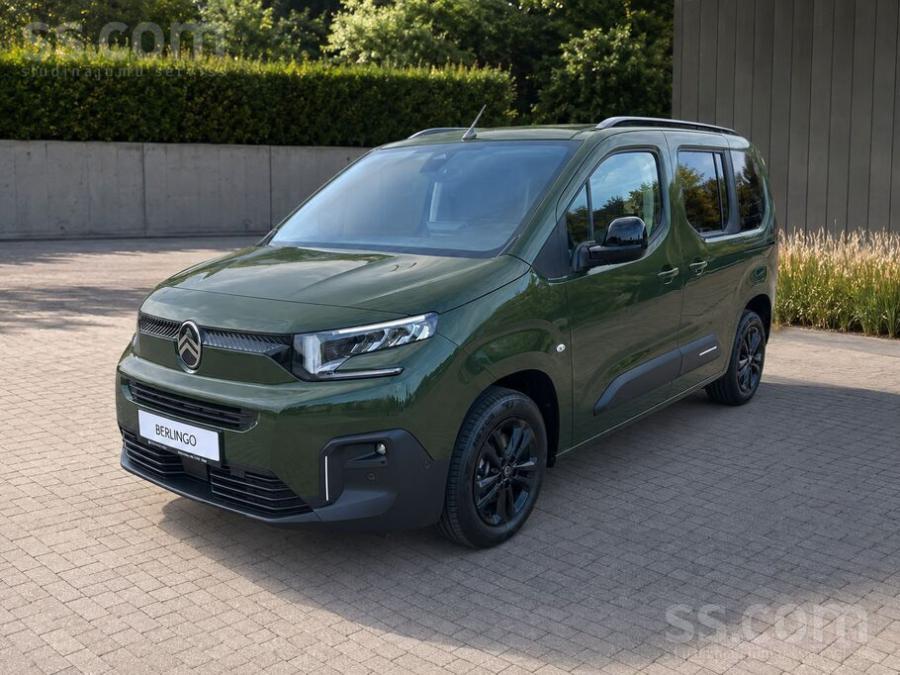 Zaļš Citroen Berlingo 2026 Rīga, ar dzinēja tilpumu 1.50 L un nobraukumu 10 tūkst. km par 30850 €, foto 1 vietnē AUTOMOTO.COM.LV