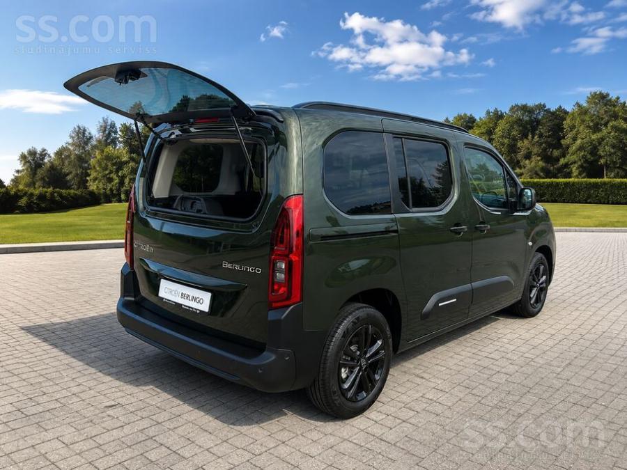Zaļš Citroen Berlingo 2026 Rīga, ar dzinēja tilpumu 1.50 L un nobraukumu 10 tūkst. km par 30850 €, foto 6 vietnē AUTOMOTO.COM.LV