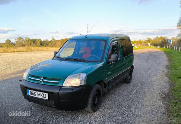 Green Citroen Berlingo 2007 in Parnu, with an engine capacity of 1.60 L and mileage of 307 thousand km for 1100 €, photo 4 on AUTOMOTO.COM.LV