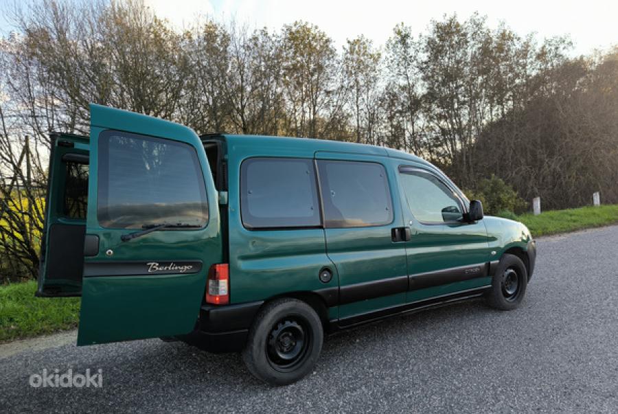 Green Citroen Berlingo 2007 in Parnu, with an engine capacity of 1.60 L and mileage of 307 thousand km for 1100 €, photo 6 on AUTOMOTO.COM.LV