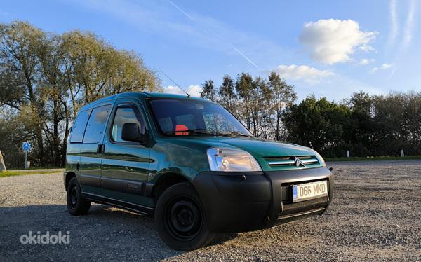 Green Citroen Berlingo 2007 in Parnu, with an engine capacity of 1.60 L and mileage of 307 thousand km for 1100 €, photo 9 on AUTOMOTO.COM.LV