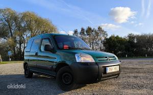 Green Citroen Berlingo 2007 in Parnu, with an engine capacity of 1.60 L and mileage of 307 thousand km for 1100 €, photo 10 on AUTOMOTO.COM.LV