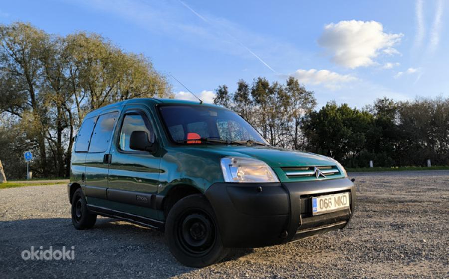 Green Citroen Berlingo 2007 in Parnu, with an engine capacity of 1.60 L and mileage of 307 thousand km for 1100 €, photo 10 on AUTOMOTO.COM.LV
