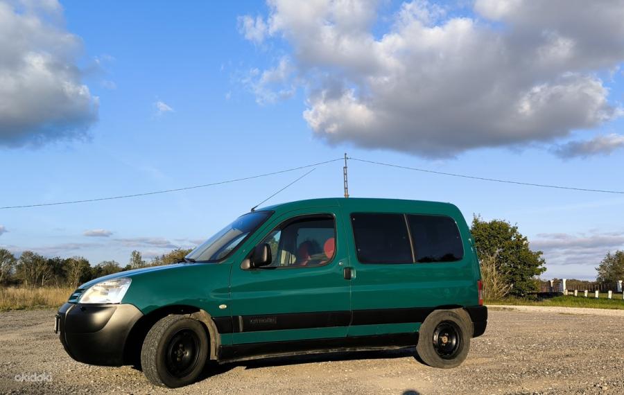 Green Citroen Berlingo 2007 in Parnu, with an engine capacity of 1.60 L and mileage of 307 thousand km for 1100 €, photo 22 on AUTOMOTO.COM.LV