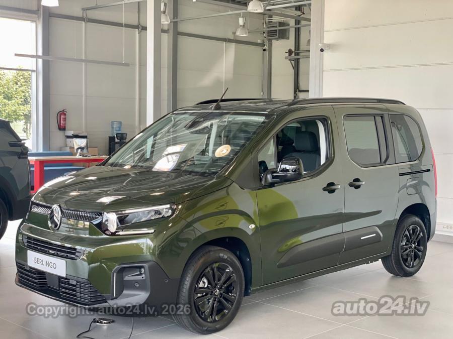 Green Citroen Berlingo 2026 in Johvi, with an engine capacity of 1.50 L and mileage of 0 thousand km for 32490 €, photo 1 on AUTOMOTO.COM.LV