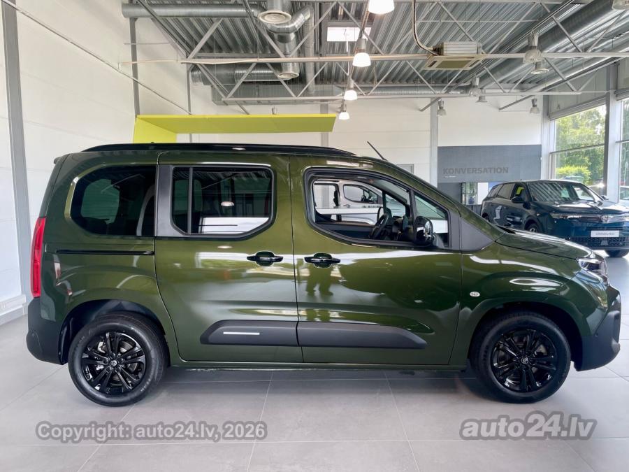 Green Citroen Berlingo 2026 in Johvi, with an engine capacity of 1.50 L and mileage of 0 thousand km for 32490 €, photo 5 on AUTOMOTO.COM.LV