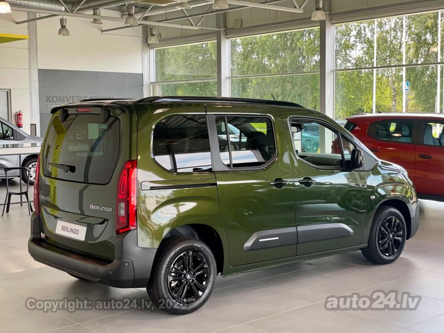 Green Citroen Berlingo 2026 in Johvi, with an engine capacity of 1.50 L and mileage of 0 thousand km for 32490 €, photo 7 on AUTOMOTO.COM.LV