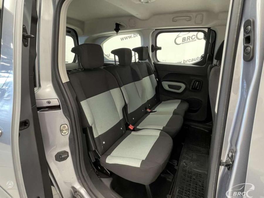 Grey Citroen Berlingo 2018 in Vilnius, with an engine capacity of 1.20 L and mileage of 81 thousand km for 9000 €, photo 11 on AUTOMOTO.COM.LV