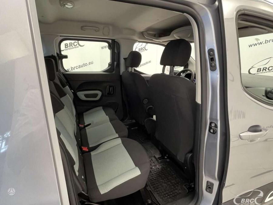 Grey Citroen Berlingo 2018 in Vilnius, with an engine capacity of 1.20 L and mileage of 81 thousand km for 9000 €, photo 12 on AUTOMOTO.COM.LV