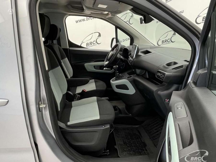 Grey Citroen Berlingo 2018 in Vilnius, with an engine capacity of 1.20 L and mileage of 81 thousand km for 8000 €, photo 6 on AUTOMOTO.COM.LV