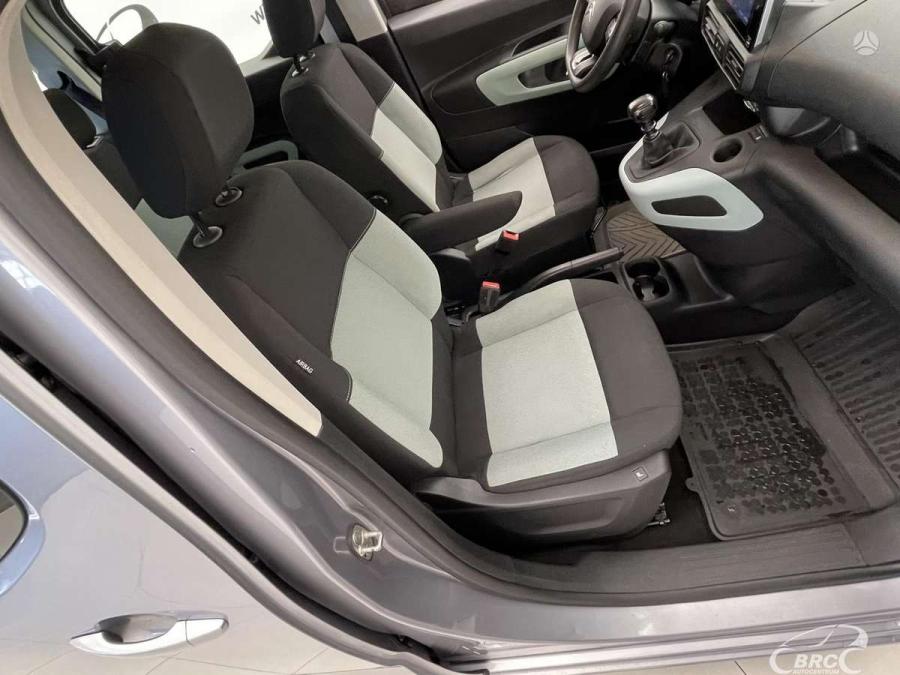 Grey Citroen Berlingo 2018 in Vilnius, with an engine capacity of 1.20 L and mileage of 81 thousand km for 8000 €, photo 7 on AUTOMOTO.COM.LV