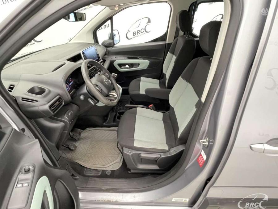 Grey Citroen Berlingo 2018 in Vilnius, with an engine capacity of 1.20 L and mileage of 81 thousand km for 8000 €, photo 21 on AUTOMOTO.COM.LV