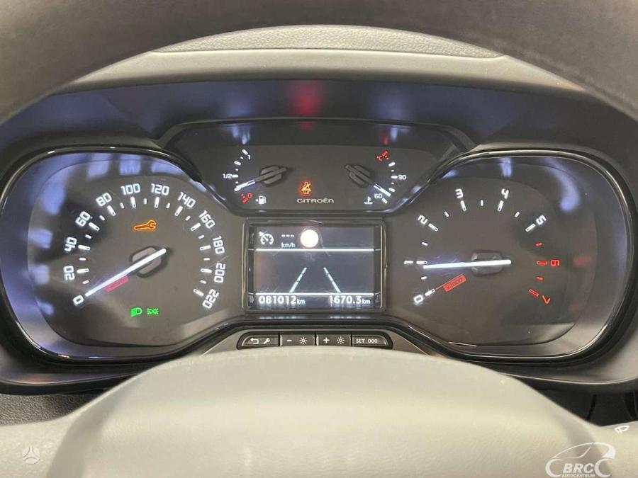 Grey Citroen Berlingo 2018 in Vilnius, with an engine capacity of 1.20 L and mileage of 81 thousand km for 8000 €, photo 32 on AUTOMOTO.COM.LV