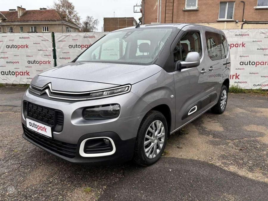 Grey Citroen Berlingo 2019 in Klaipeda, with an engine capacity of 1.50 L and mileage of 235 thousand km for 8500 €, photo 1 on AUTOMOTO.COM.LV