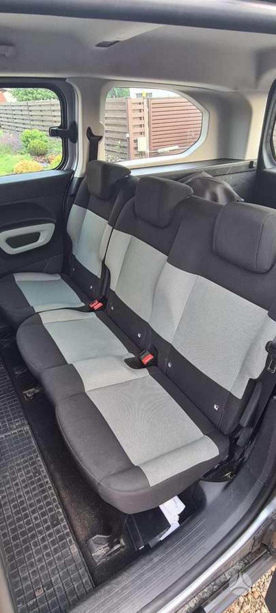 Grey Citroen Berlingo 2020 in Vilnius, with an engine capacity of 1.50 L and mileage of 230 thousand km for 13500 €, photo 13 on AUTOMOTO.COM.LV