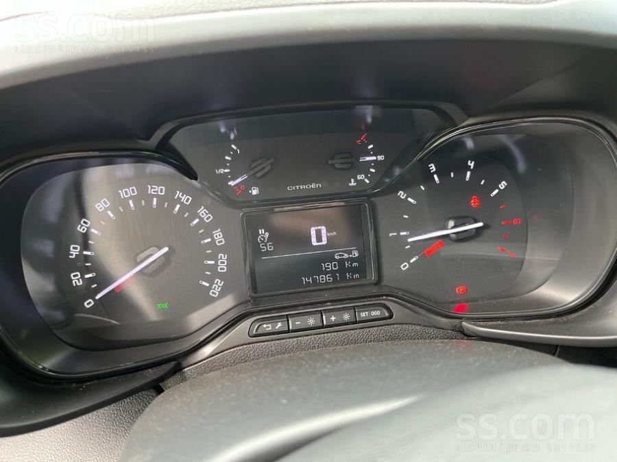 Pelēks Citroen Berlingo 2019 Jēkabpils, ar dzinēja tilpumu 1.50 L un nobraukumu 148 tūkst. km par 7900 €, foto 12 vietnē AUTOMOTO.COM.LV