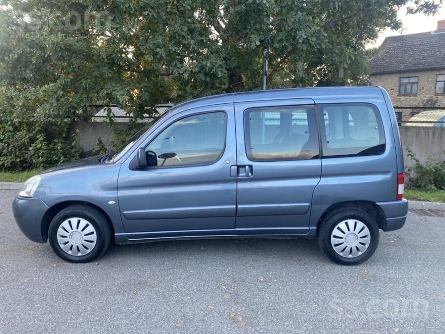 Grey Citroen Berlingo 2007 in Riga, with an engine capacity of 1.60 L and mileage of 259 thousand km for 2350 €, photo 32 on AUTOMOTO.COM.LV