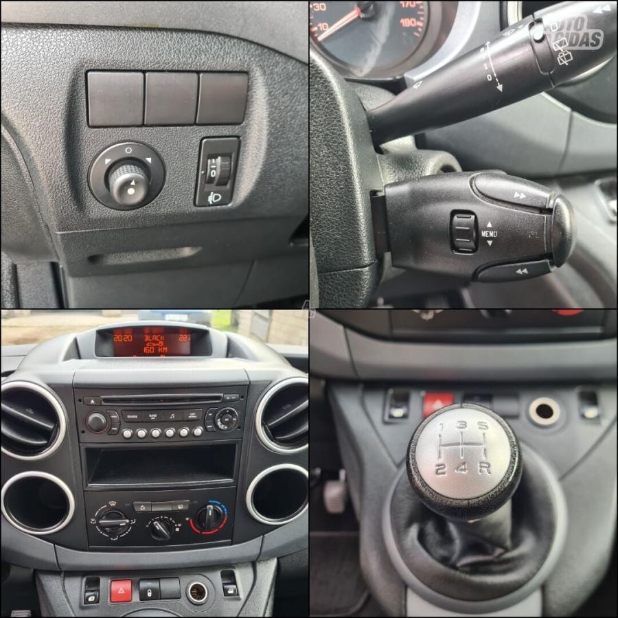 Grey Citroen Berlingo 2010 in Klaipeda, with an engine capacity of 1.60 L and mileage of 266 thousand km for 3350 €, photo 20 on AUTOMOTO.COM.LV