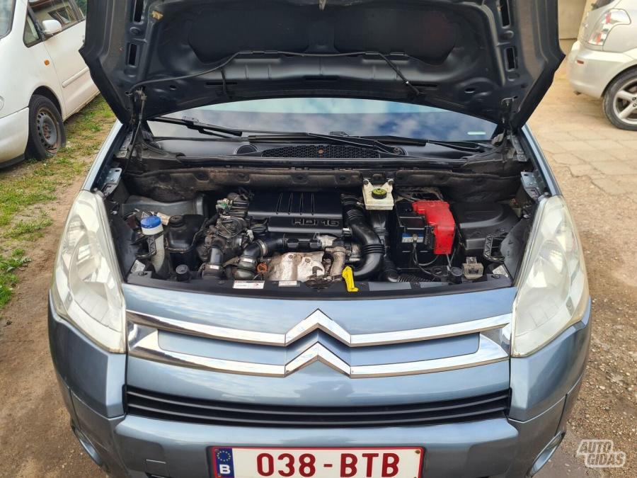 Grey Citroen Berlingo 2010 in Klaipeda, with an engine capacity of 1.60 L and mileage of 266 thousand km for 3350 €, photo 27 on AUTOMOTO.COM.LV