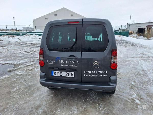 Grey Citroen Berlingo 2017 in Klaipeda, with an engine capacity of 1.56 L and mileage of 161 thousand km for 5200 €, photo 3 on AUTOMOTO.COM.LV