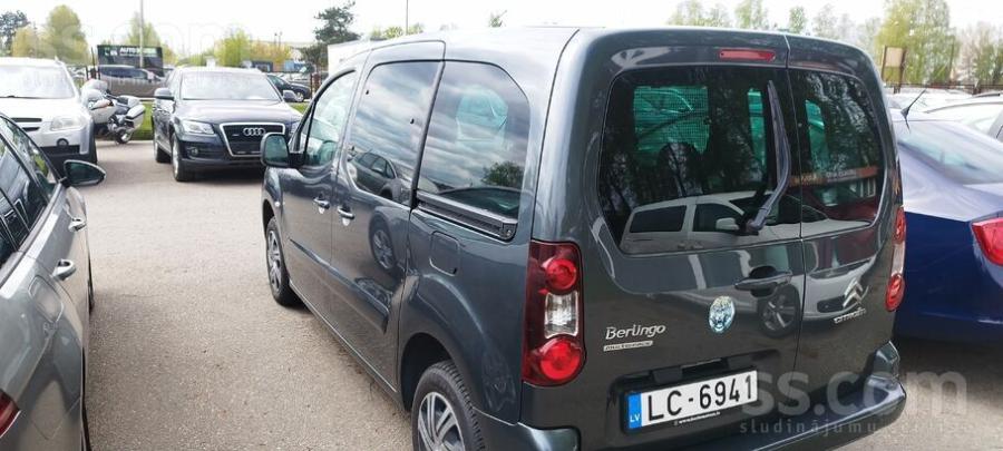 Pelēks Citroen Berlingo 2018 Rīga, ar dzinēja tilpumu 1.60 L un nobraukumu 0 tūkst. km par 10200 €, foto 6 vietnē AUTOMOTO.COM.LV